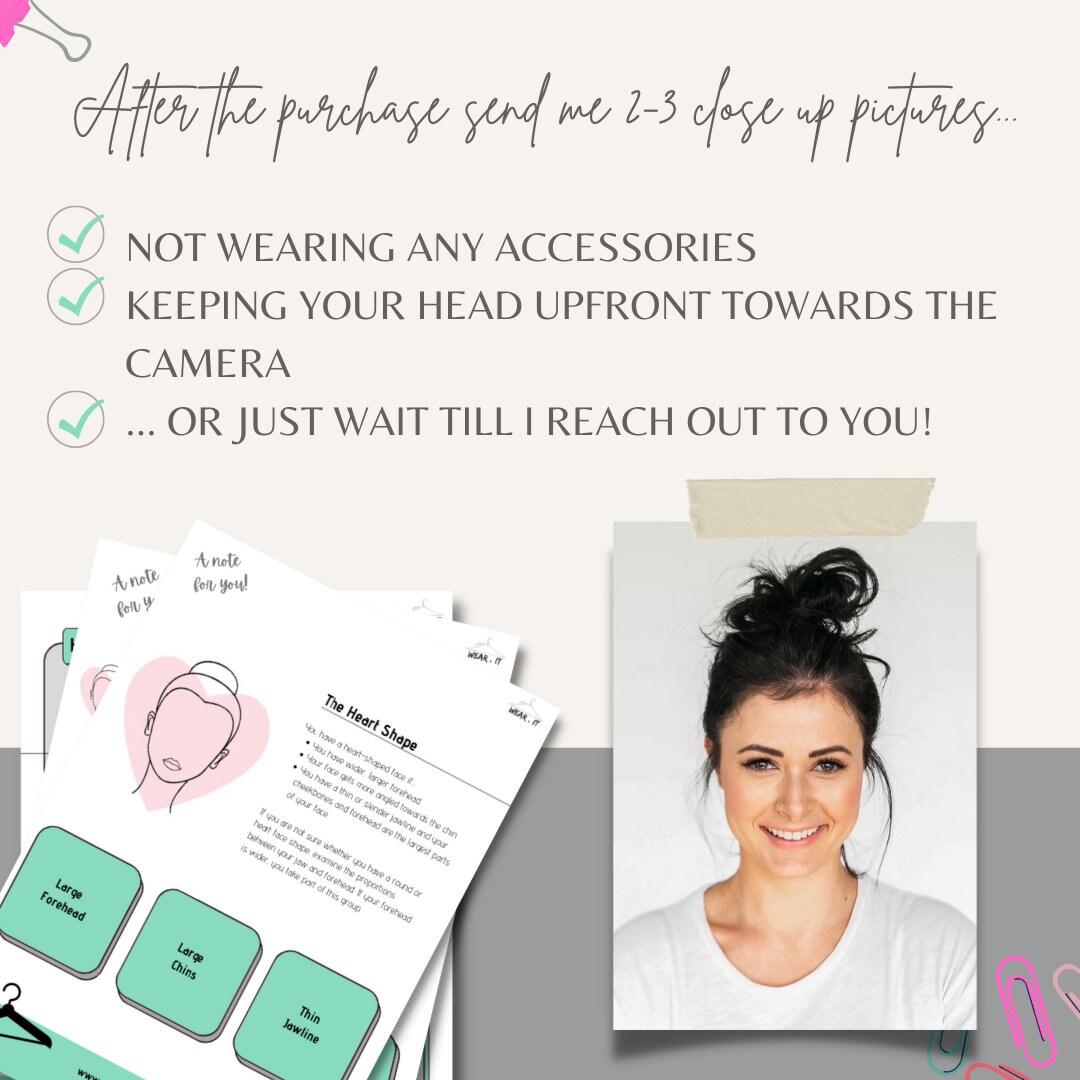 YOUR Face Shape Analysis Face Type Guide to Hairstyles - Etsy UK