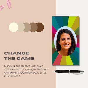 Custom Seasonal Color Palette - Personalized Color Chart Based on Your ...