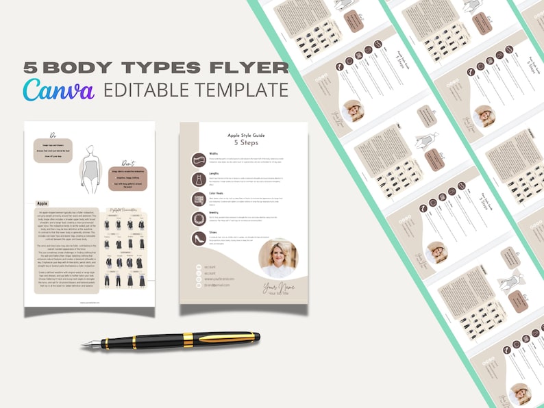 Body Type Style Guide Canva Template for Stylists (editable) - Etsy