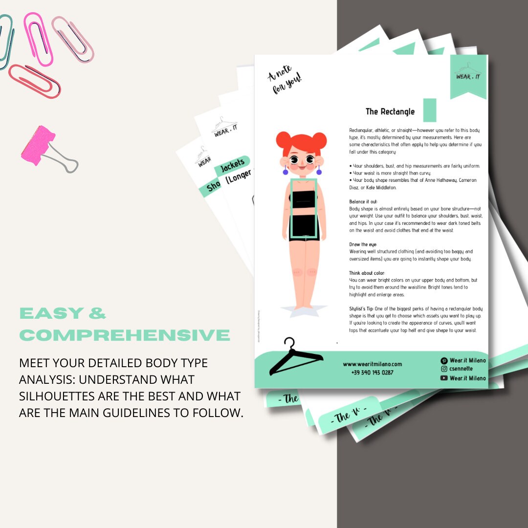 Rectangle Body Shape Analysis Figure Portfolio Silhouette ...