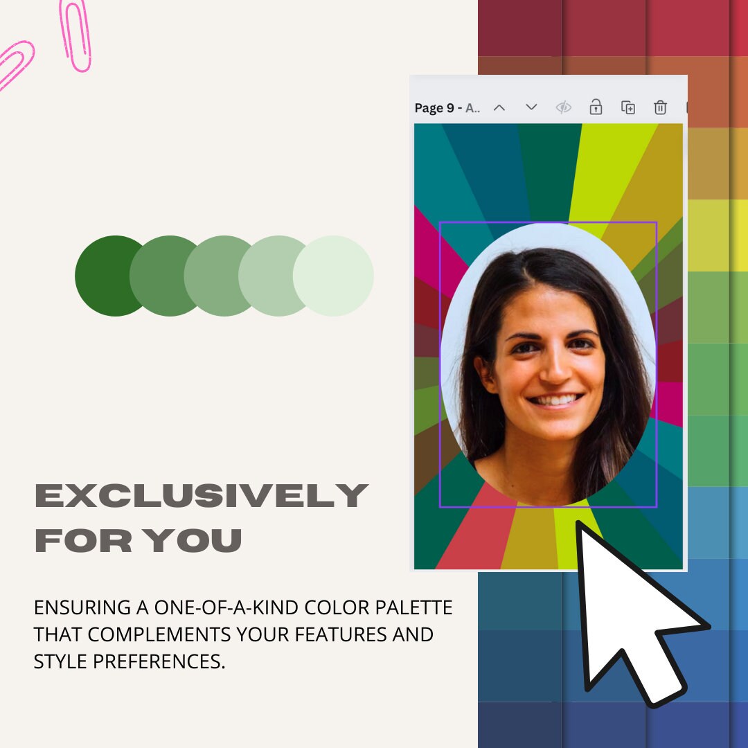 Custom Seasonal Color Palette - Personalized Color Chart Based on Your ...