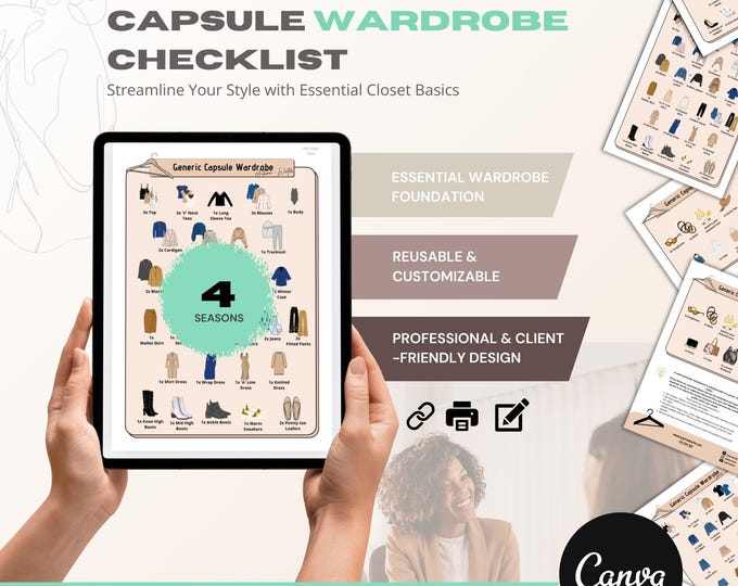 AUTUMN WINTER Capsule Wardrobe Checklist - A Guide to a Generic ...