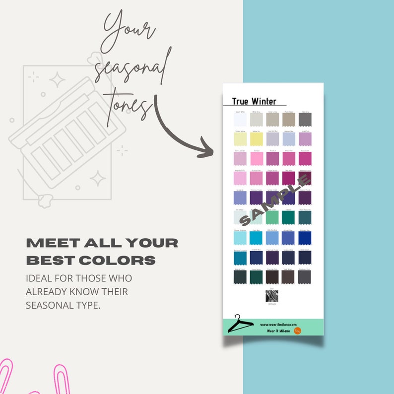 TRUE WINTER Seasonal Color Palette and Makeup Palette Armocromia ...