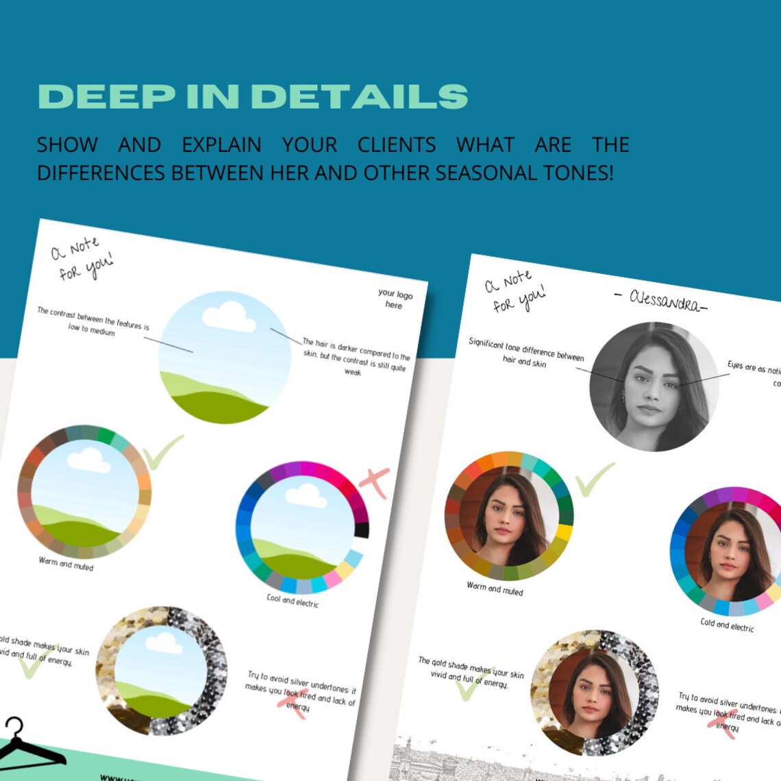 Winter Seasonal Templates Editable Canva Document for Stylist Business ...