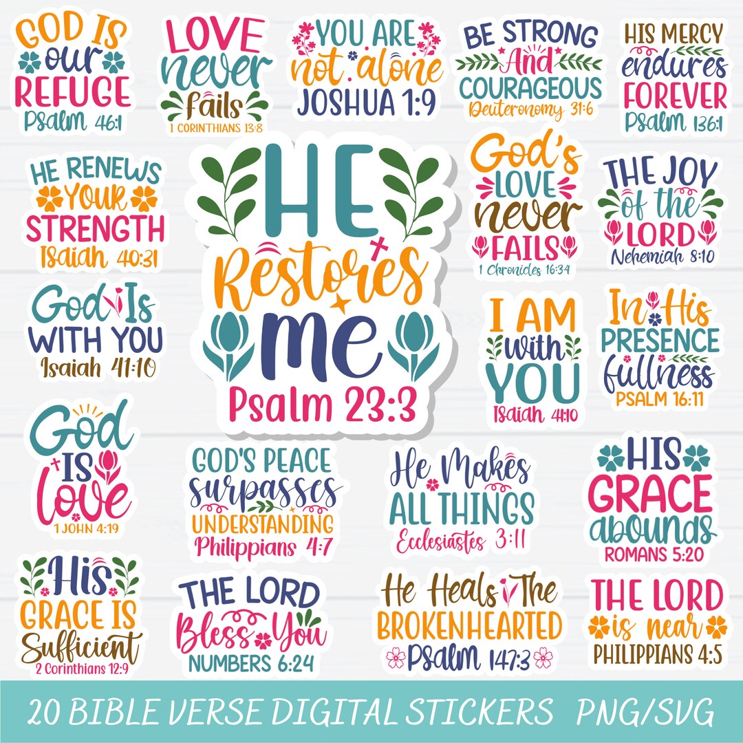 Christian Svg Bundle, Religious Svg, Scripture Svg, Bible Verse Svg ...