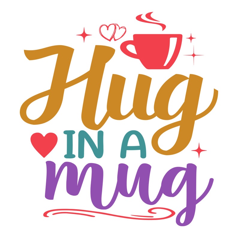 Printable Coffee Stickers Svg Bundle Coffee Mug Cricut Svg - Etsy