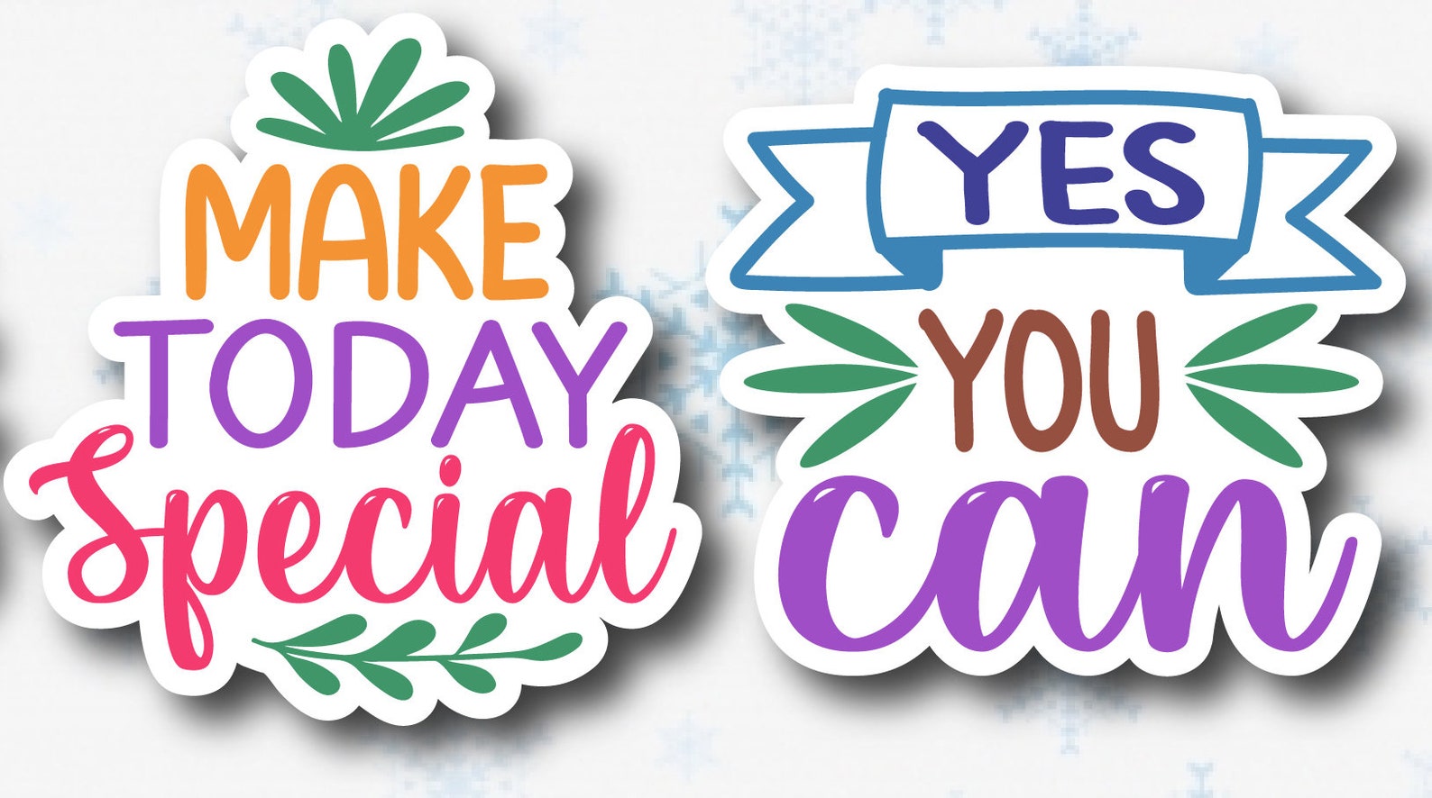 Inspirational Stickers Svg Bundle Cricut Svg Digital - Etsy