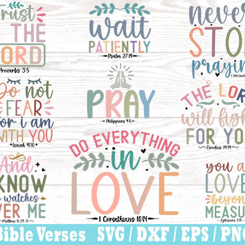 Scripture Svg - Etsy