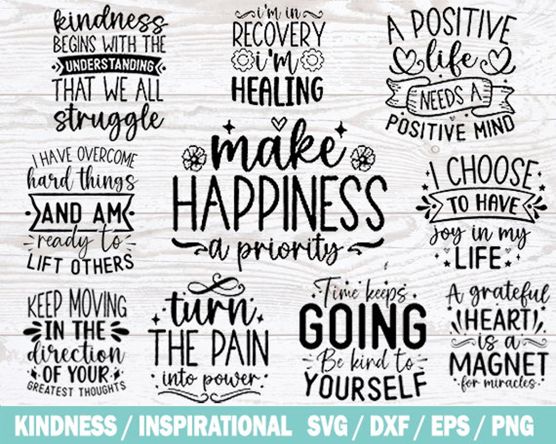 Inspirational Svg Recovery Svg Motivational Png Printable | Etsy