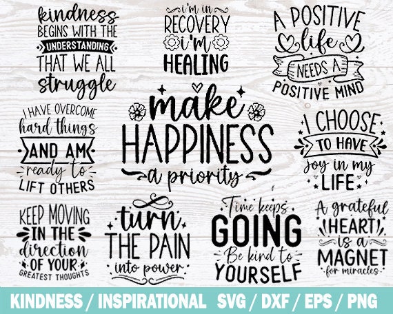 Inspirational Svg Recovery Svg Motivational Png Printable | Etsy