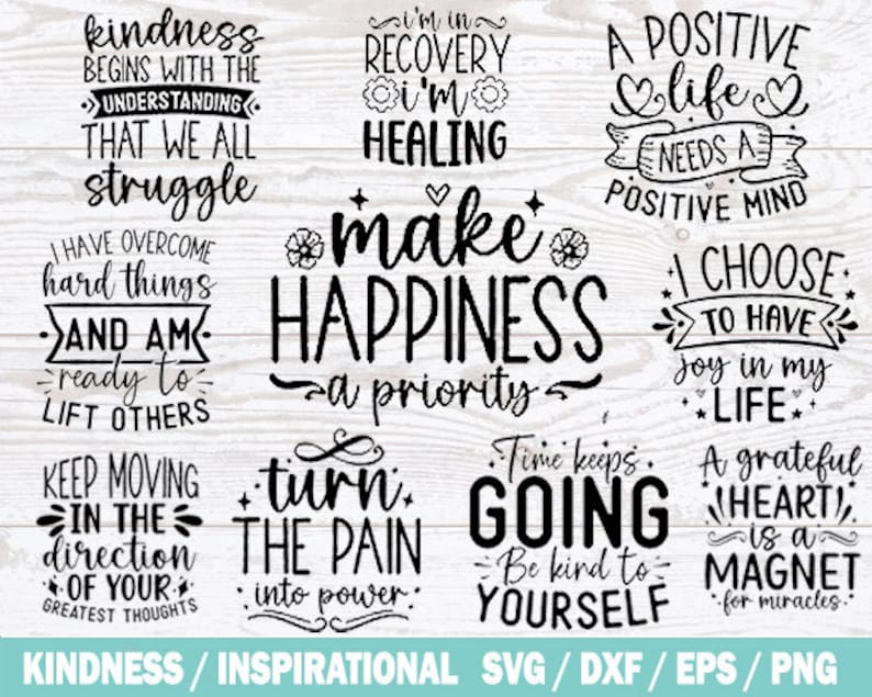 Inspirational Svg Recovery Svg Motivational Png Printable | Etsy