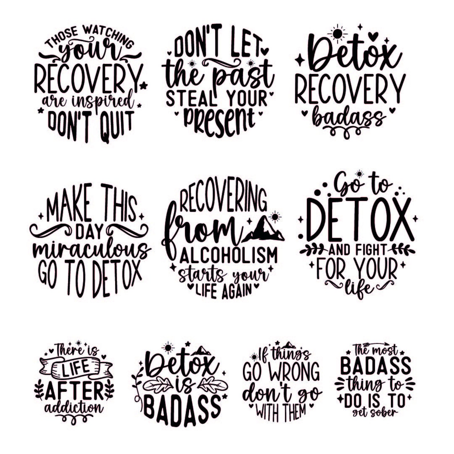 Recovery SVG, Sobriety Svg, Inspirational Svg, Keychain,mental Health ...