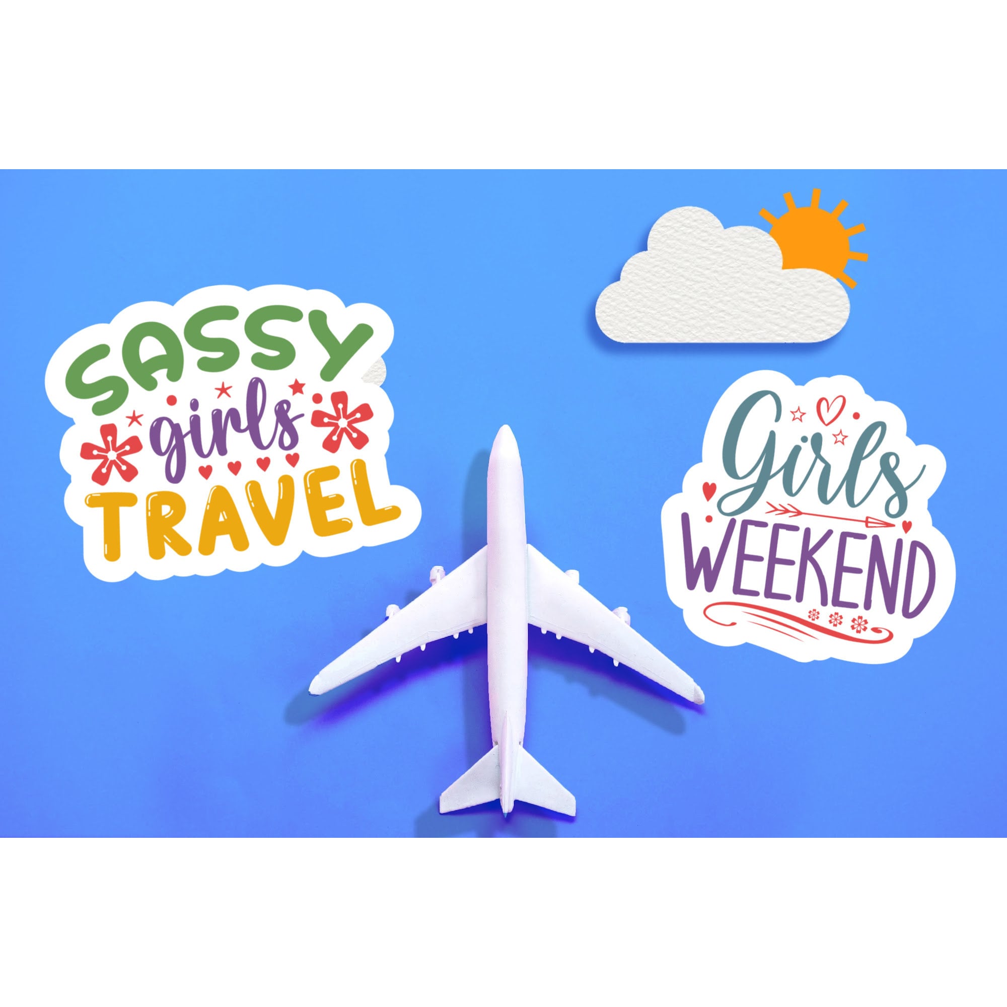 Digital Stickers Travel Svg Printable Stickers Bundle - Etsy