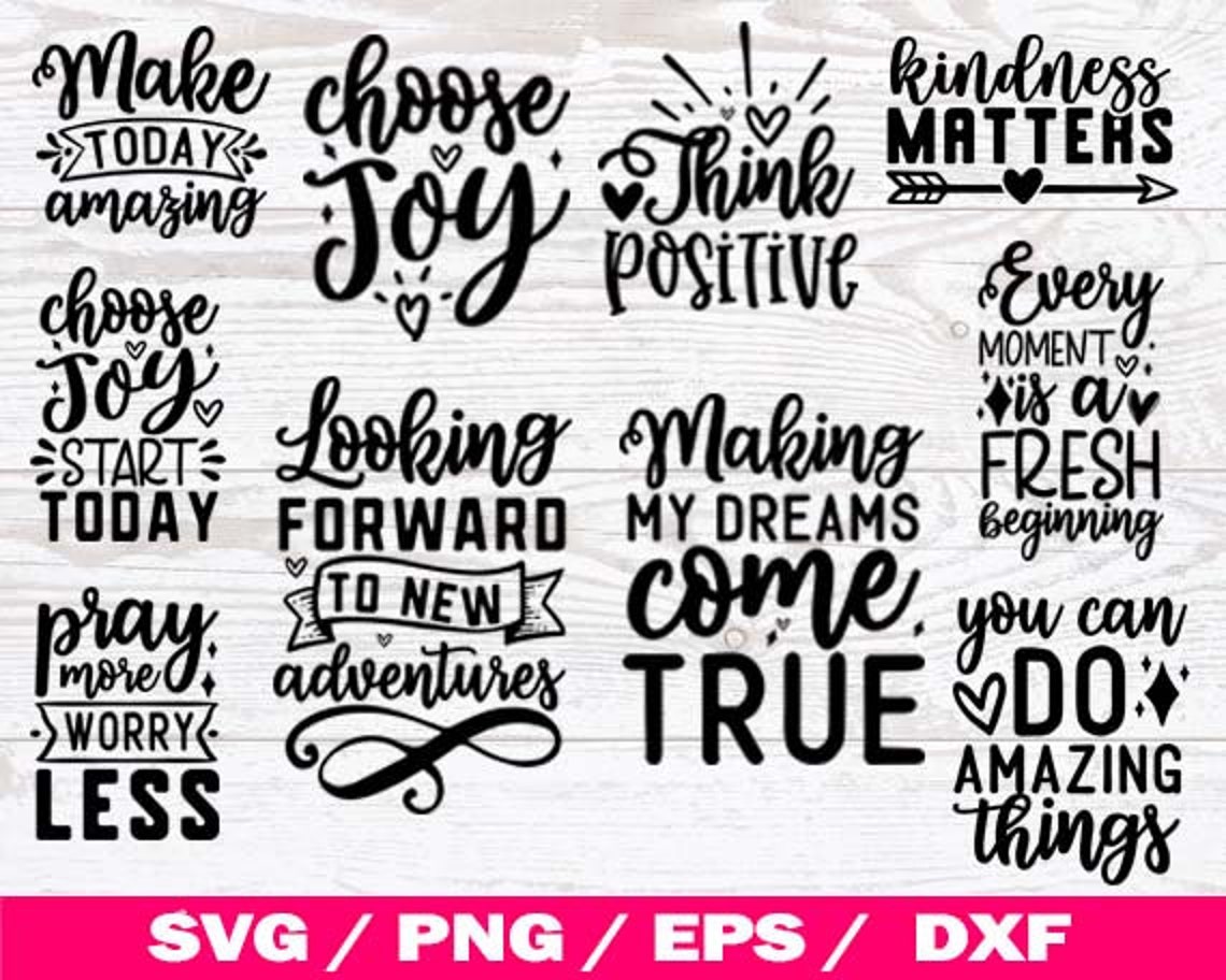 Mental Health SVG Mental Wellness Bundle Inspirational SVG - Etsy