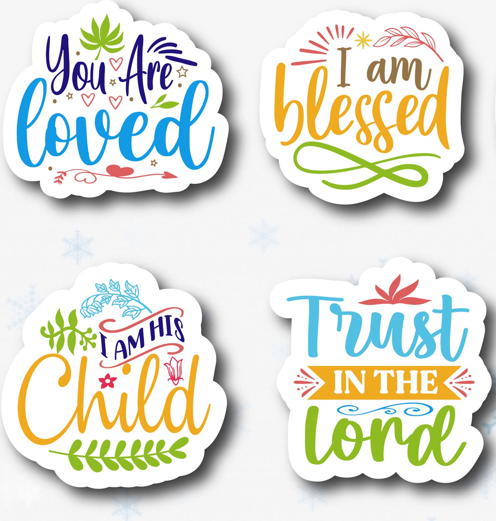 Digital Stickers Svg Spiritual Svg Scripture Svg Commercial | Etsy