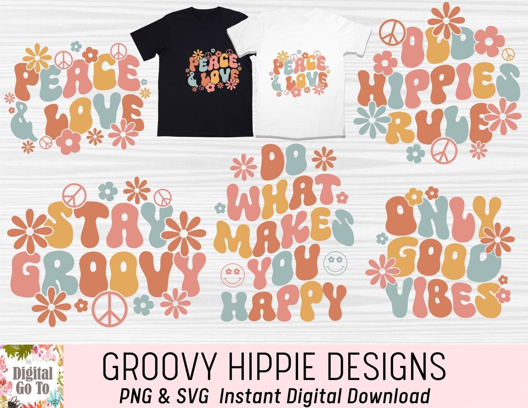 Groovy Svg, Hippie SVG, Retro Svg, Aesthetic Svg, PNG, Trending Svg ...
