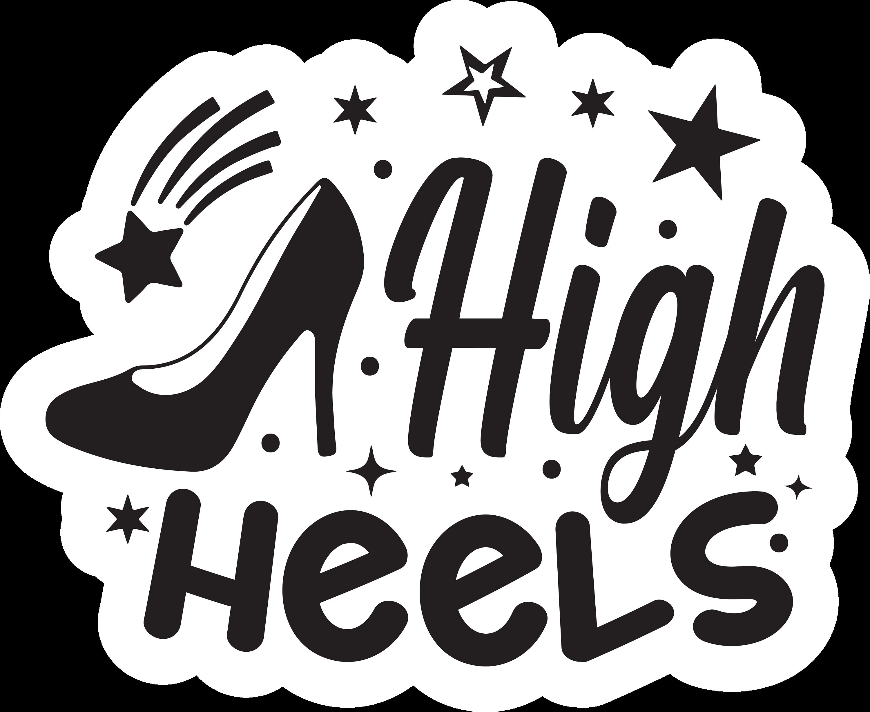 High Heels Svg Heels Svg Printable Stickers Shoes Svg - Etsy