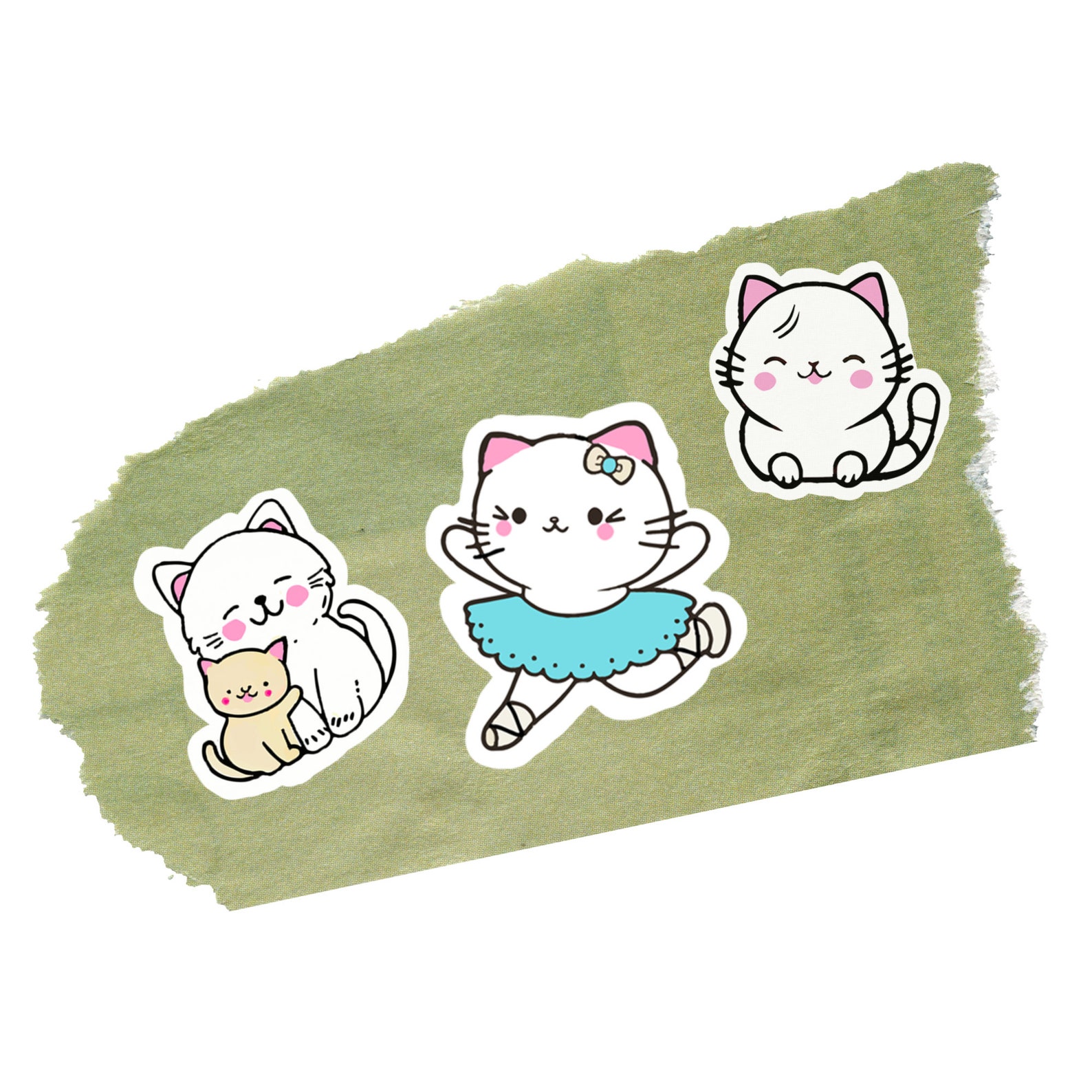 Printable Stickers SVG, Cat PNG, Printable Cat Stickers, Downloadable ...