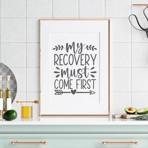 Sobriety Svg, Recovery SVG, Inspirational Svg, Sticker Sheet, Mental ...