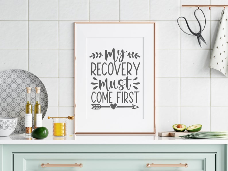 Sobriety Svg, Recovery SVG, Inspirational Svg, Sticker Sheet, Mental ...