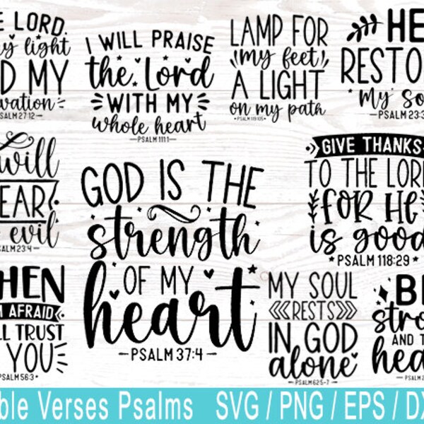 Psalms 23 Clip Art - Etsy
