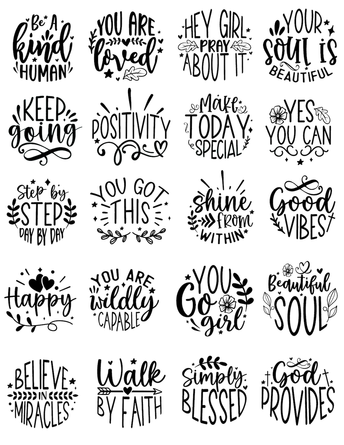 Recovery Svg Inspirational SVG Bundle Religious Svg - Etsy