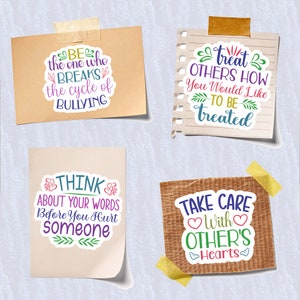 Inspirational Svg, Digital Stickers Bundle, Cricut Svg, Sticker Svg ...