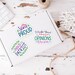 Digital Stickers Png, Inspirational Sticker Bundle, Motivational Svg ...