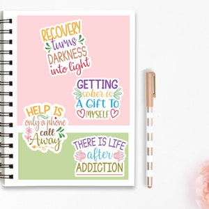 Sobriety Svg, Recovery SVG, Printable Stickers, Addiction Svg, Mental ...