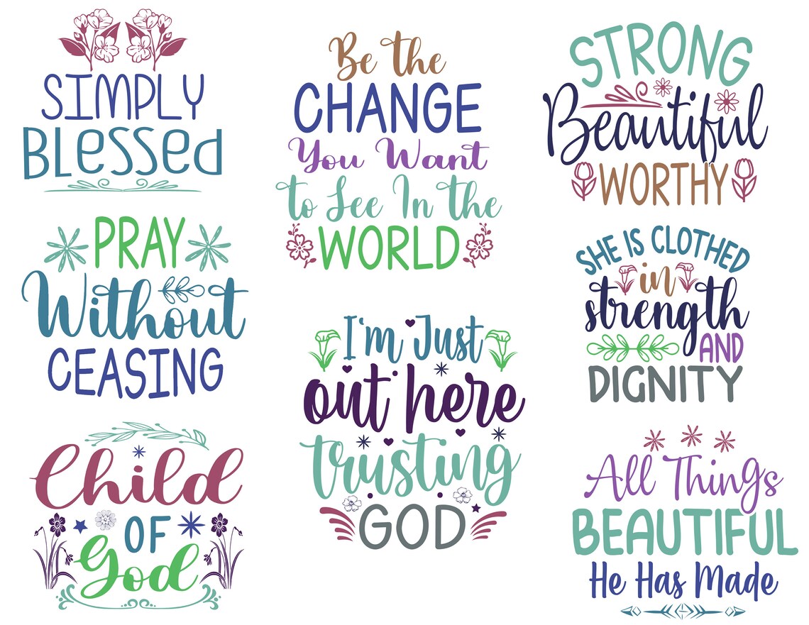 Digital Stickers Inspirational Journal Digital Stickers - Etsy