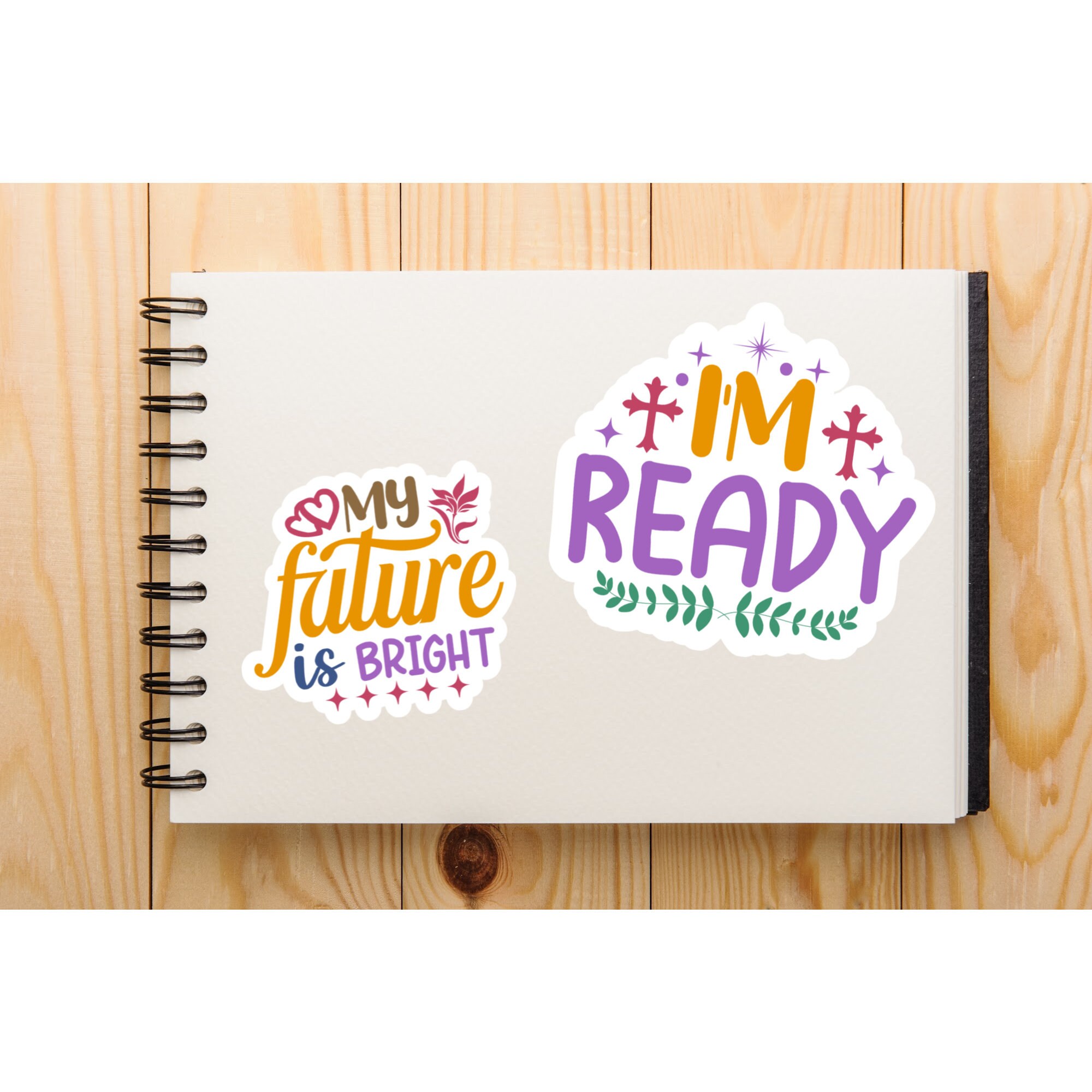 Inspirational Stickers Svg Bundle, Cricut Svg, Digital Stickers Bundle ...