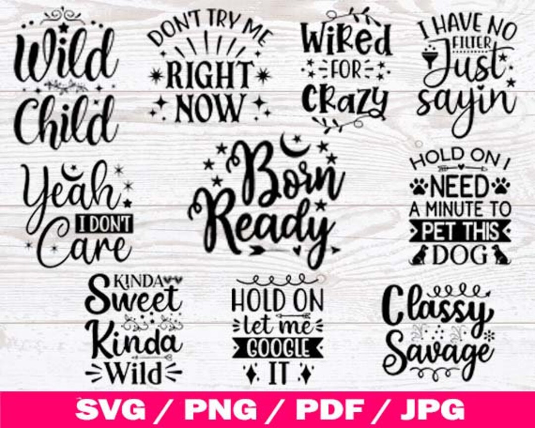 Funny Svg, Sarcastic Svg, Adult Humor SVG Bundle, SVG Files for Cricut ...