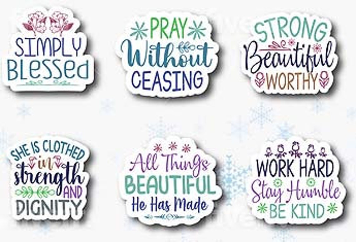 Digital Stickers Inspirational Journal Digital Stickers - Etsy