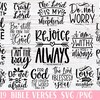 Bible Verse Svg, Digital Stickers, Scripture Svg, Christian Svg ...