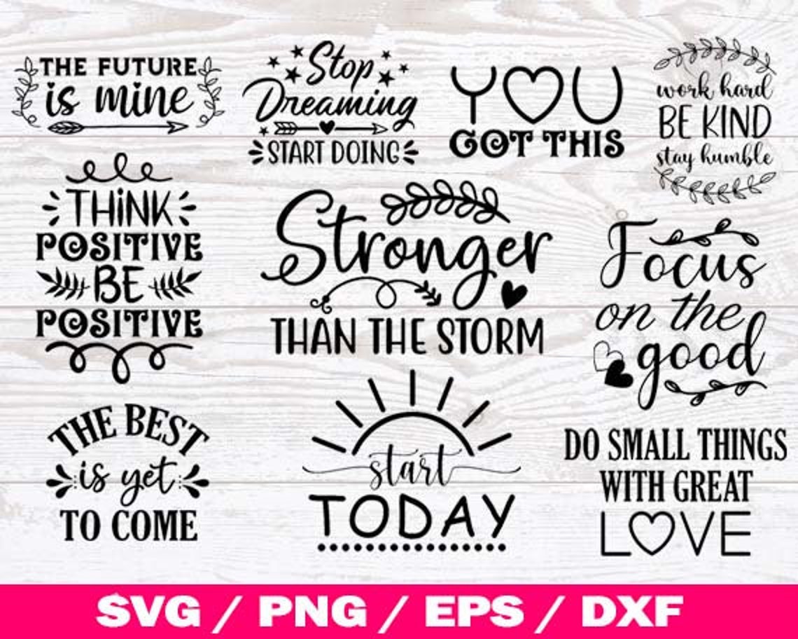 Inspirational Quotes SVG Bundle Strong Woman Svg - Etsy