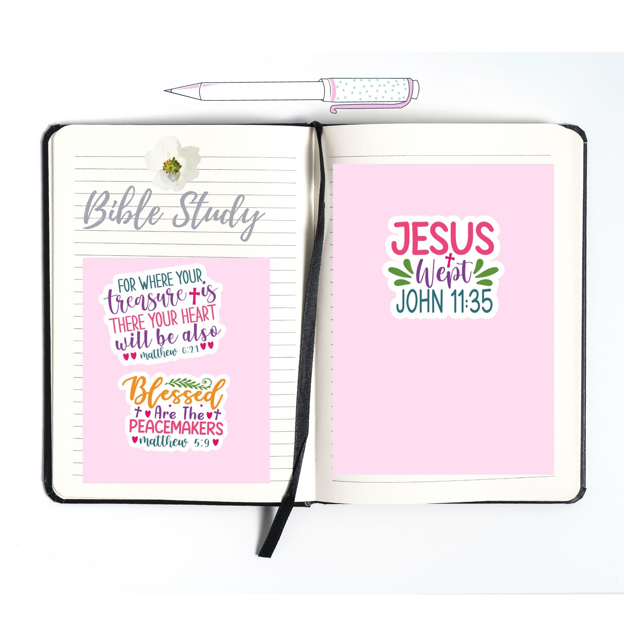 Bible Verse Svg, Bible Study Png, Bible Verse Sticker PNG, Stickers for ...