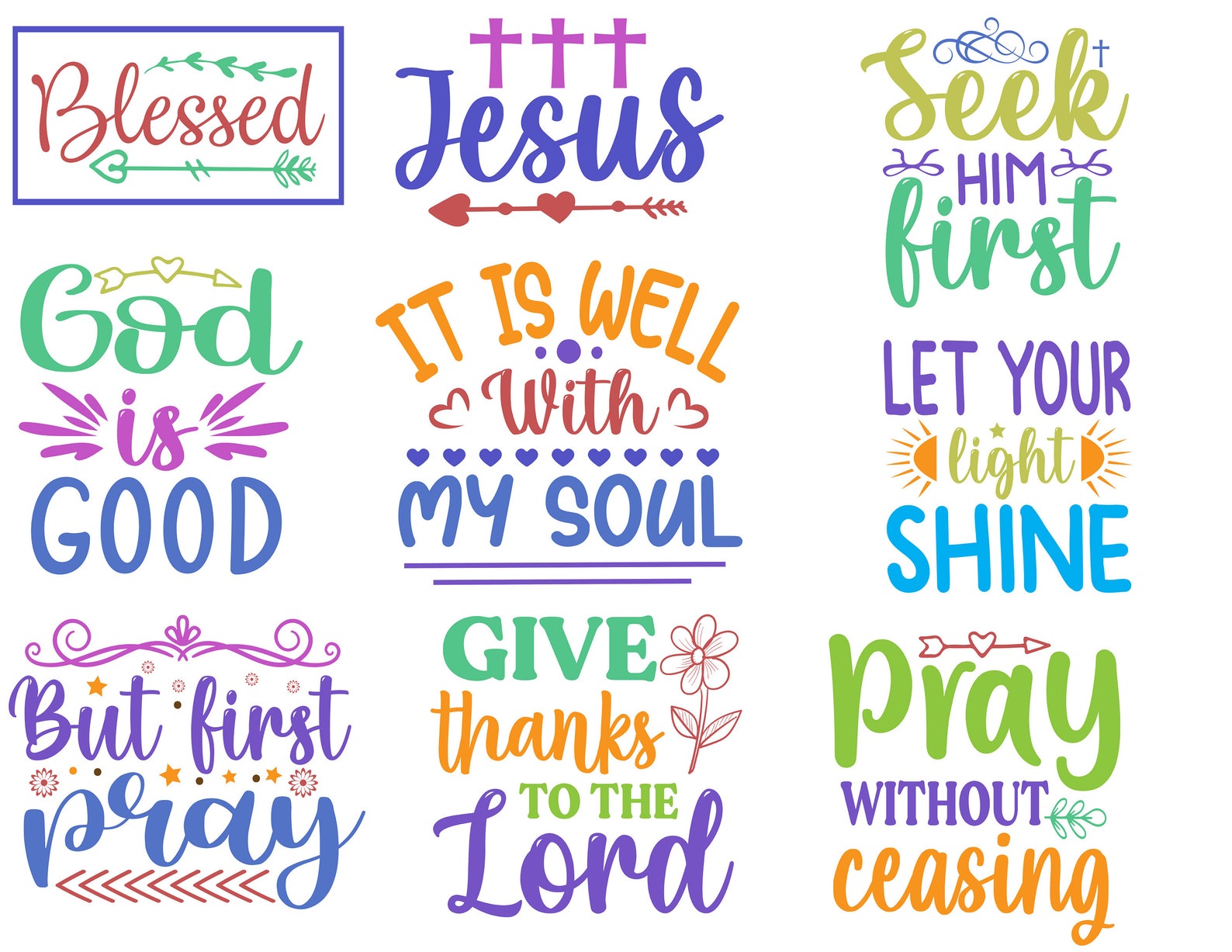 Digital Stickers Png Bible Verse PNG Bible Verse Svg - Etsy