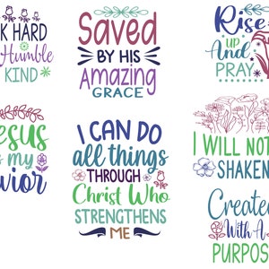 Digital Stickers, Inspirational Journal Digital Stickers, Bible Verse ...