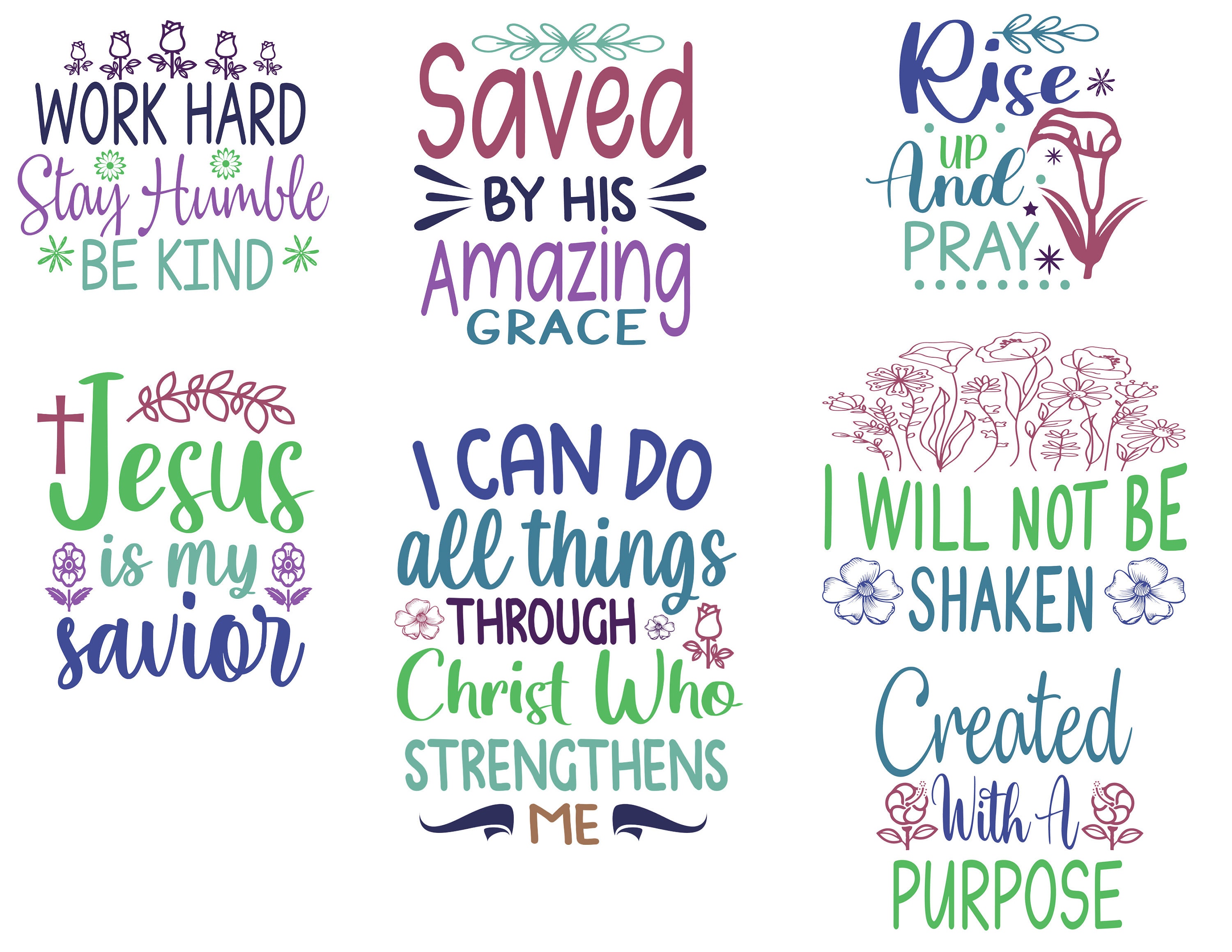 Digital Stickers Inspirational Journal Digital Stickers - Etsy