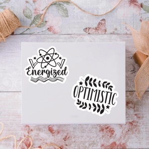 Inspirational Stickers Svg Bundle, Positivity Svg, Cricut Svg, Digital ...