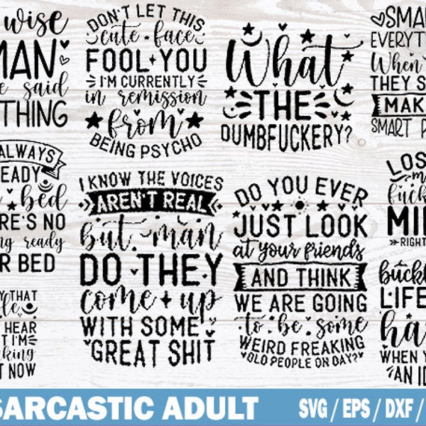 Adult Funny Svg - Etsy