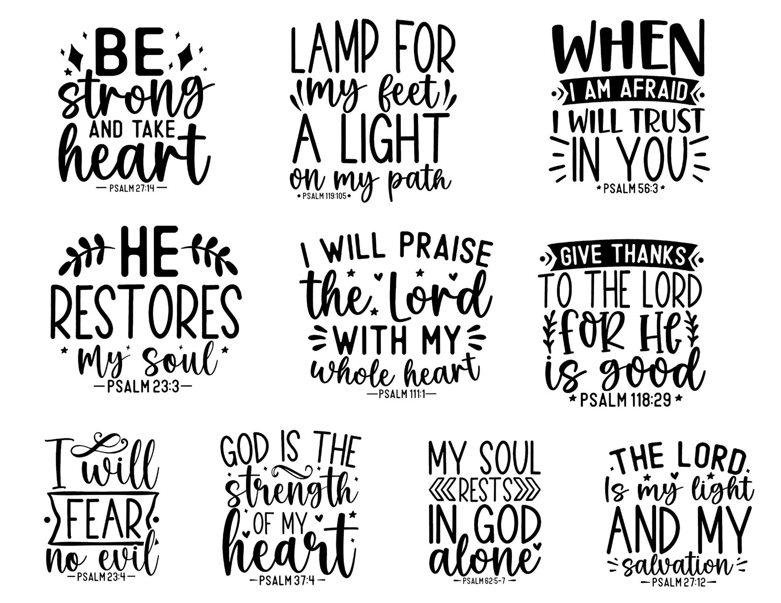 Christian Svg Scripture Svg Psalms Svg Spiritual Svg - Etsy