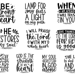 Christian Svg, Scripture Svg, Psalms Svg, Spiritual Svg, Inspirational ...