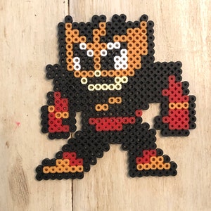 Mega Man 1 | Sprites | NES | Perler Bead | Pixel Art | Robot | Electric ...