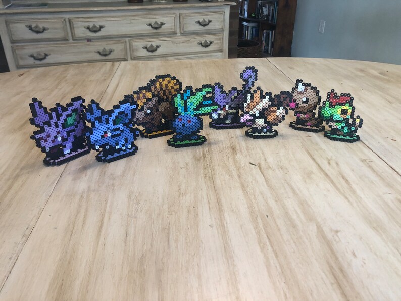 Pokemon Perler Bead Art 1st Gen Magnets Standees Caterpie Weedle Pidgey ...