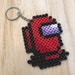 Among Us Crewmate Standees Keychains Magnets Pixel Art Game Room ...