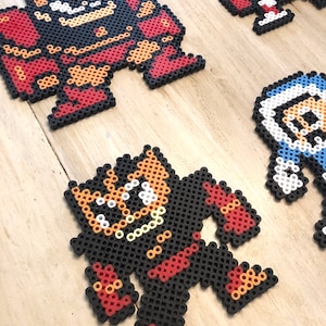 Mega Man 1 | Sprites | NES | Perler Bead | Pixel Art | Robot | Electric ...