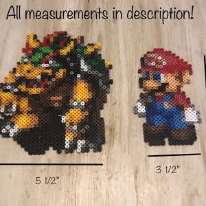 Super Mario RPG Perler Art | Mario | Bowser | Princess Peach | Geno ...