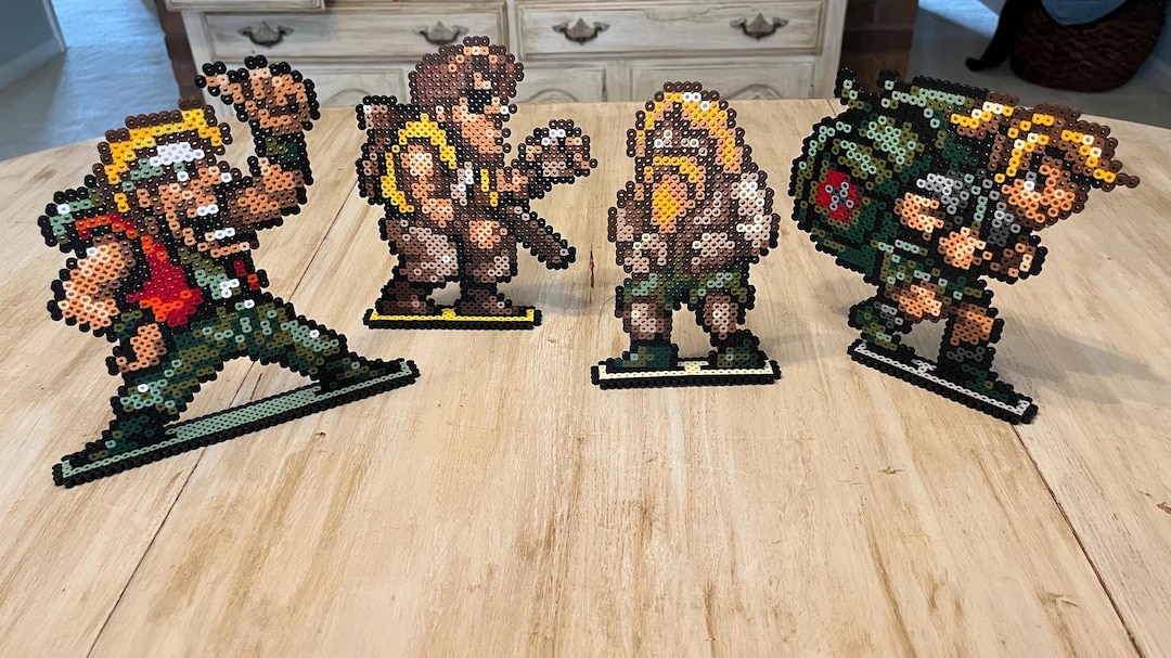 Metal Slug Perler Bead Art | Standees | Magnets | Marco Rossi | Tarma ...
