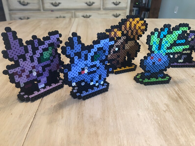 Pokemon Perler Bead Art 1st Gen Magnets Standees Caterpie Weedle Pidgey ...